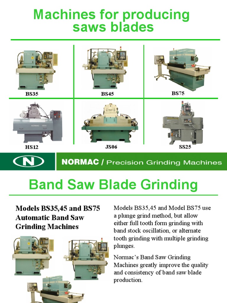 Normac | PDF | Grinding (Abrasive Cutting) | Cutting