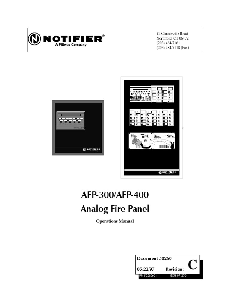 AFP-300/AFP-400 Analog Fire Panel: Operations Manual | PDF ...