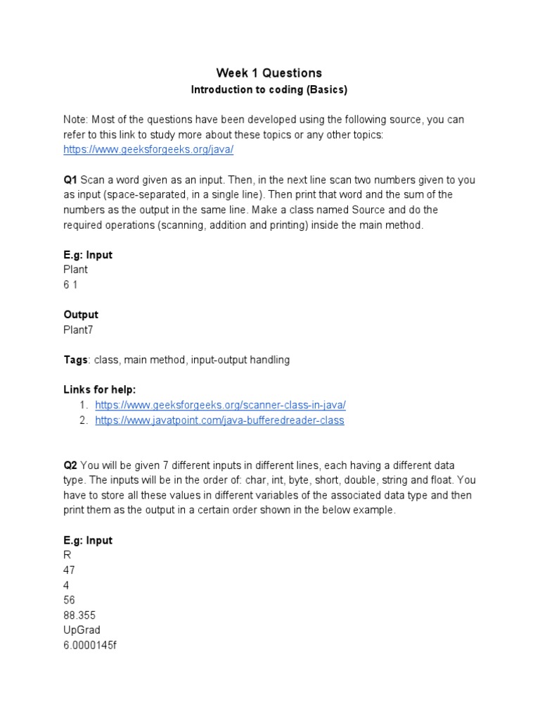 Practice Coding Questions | PDF | Control Flow | String (Computer Science)