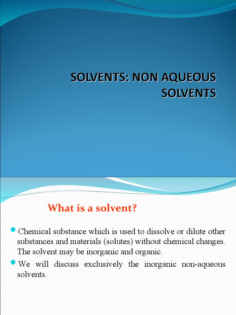 Understanding Solvents: Classifications, Properties, and Applications ...