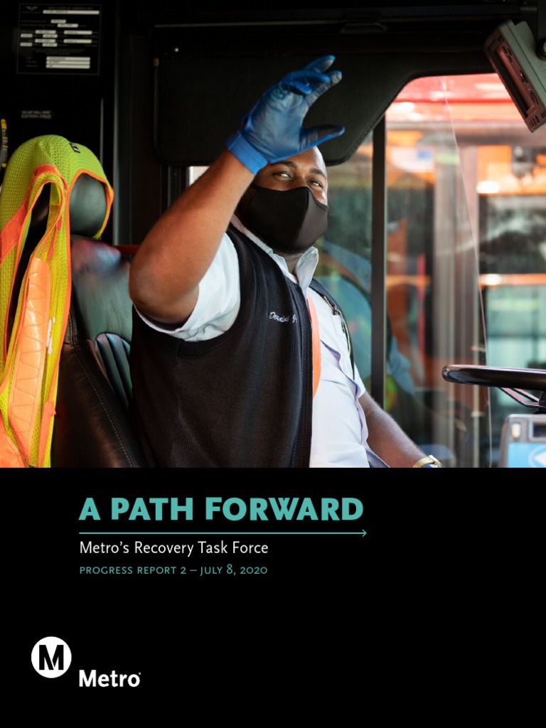 Metro Recovery Task Force Progress Report 2 | PDF | Public Transport ...