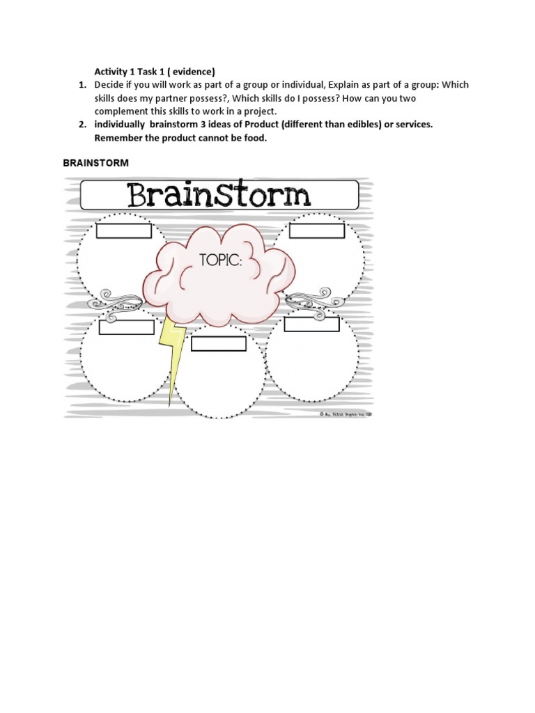 Group Skills and Product Brainstorming | PDF