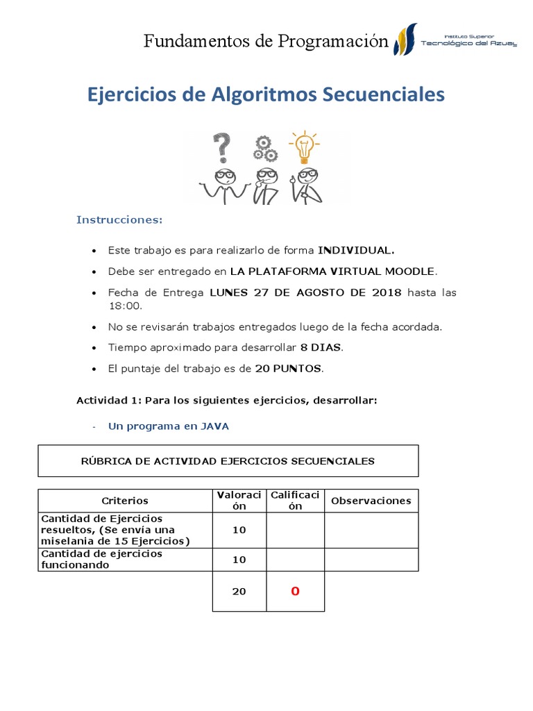Ejercicios de Algoritmos en Java | PDF | Pulgada | Algoritmos