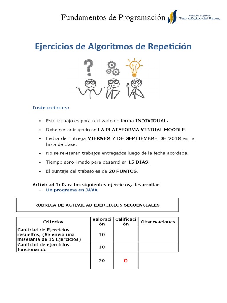 Ejercicios Java 3 | PDF | Entero | Algoritmos