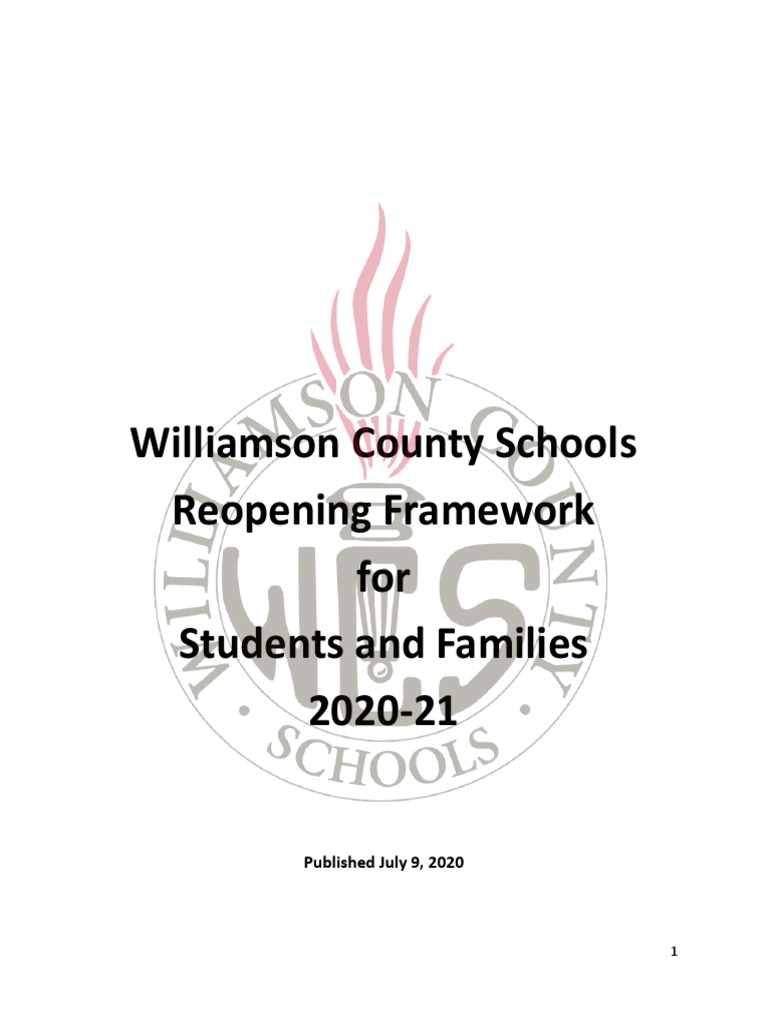 WCS Return To School 20 21 Parents | PDF | Educational Technology | Schools