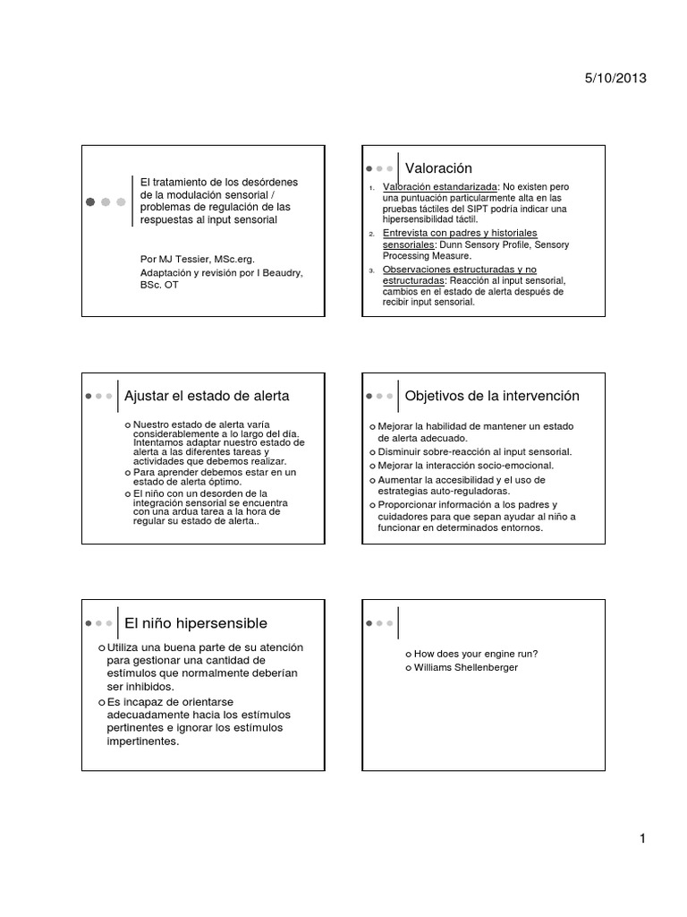 Modulaci - N | PDF | Dieta | Espectro autista