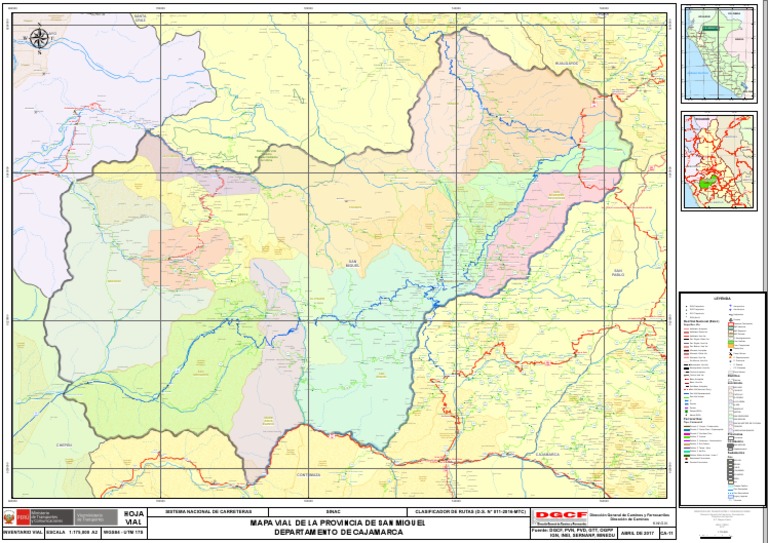 CA-11 San Miguel Mapa Vial | PDF