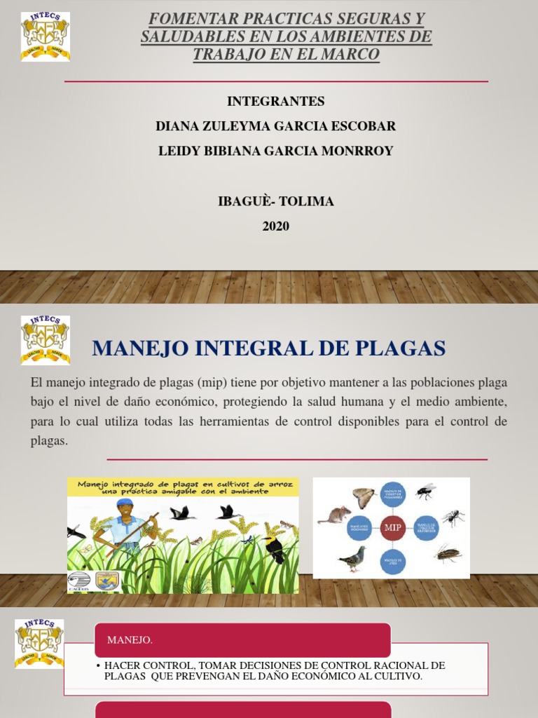 Manejo Integral de Plagas | PDF | Plaga (organismo) | Plantas