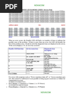Sony Bravia KDL LCD TV Error Codes For Red LED Blinking Flashing Light | PDF | Technology ...