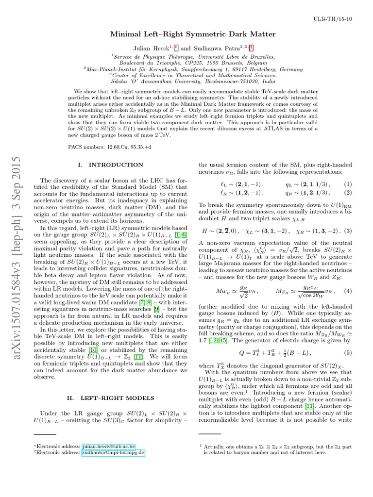 1507 01584 PDF | PDF | Neutrino | Matter