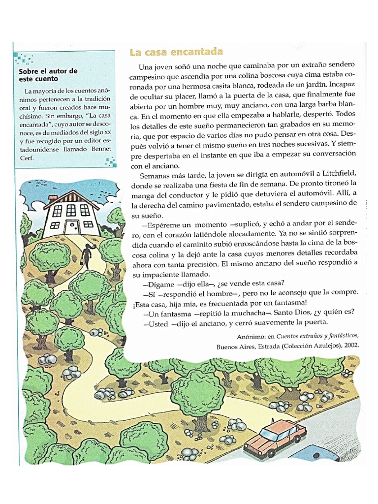 Cuento Fantástico: La Casa Encantada | PDF