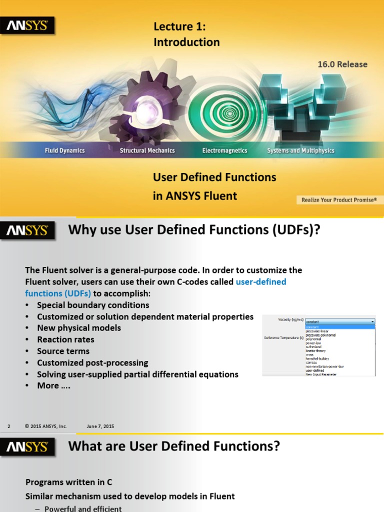 Fluent UDF 16.0 L01 Introduction PDF | PDF | Pointer (Computer Programming) | C (Programming ...