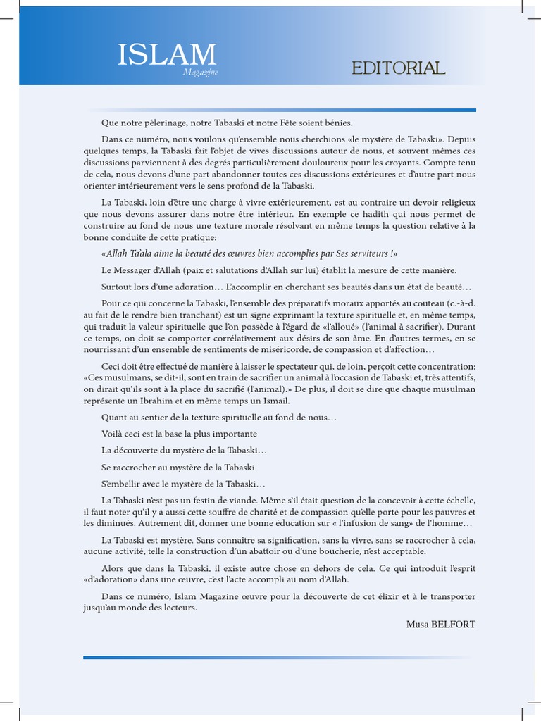Islam Magazine - 01 PDF | PDF | Hajj | Allah