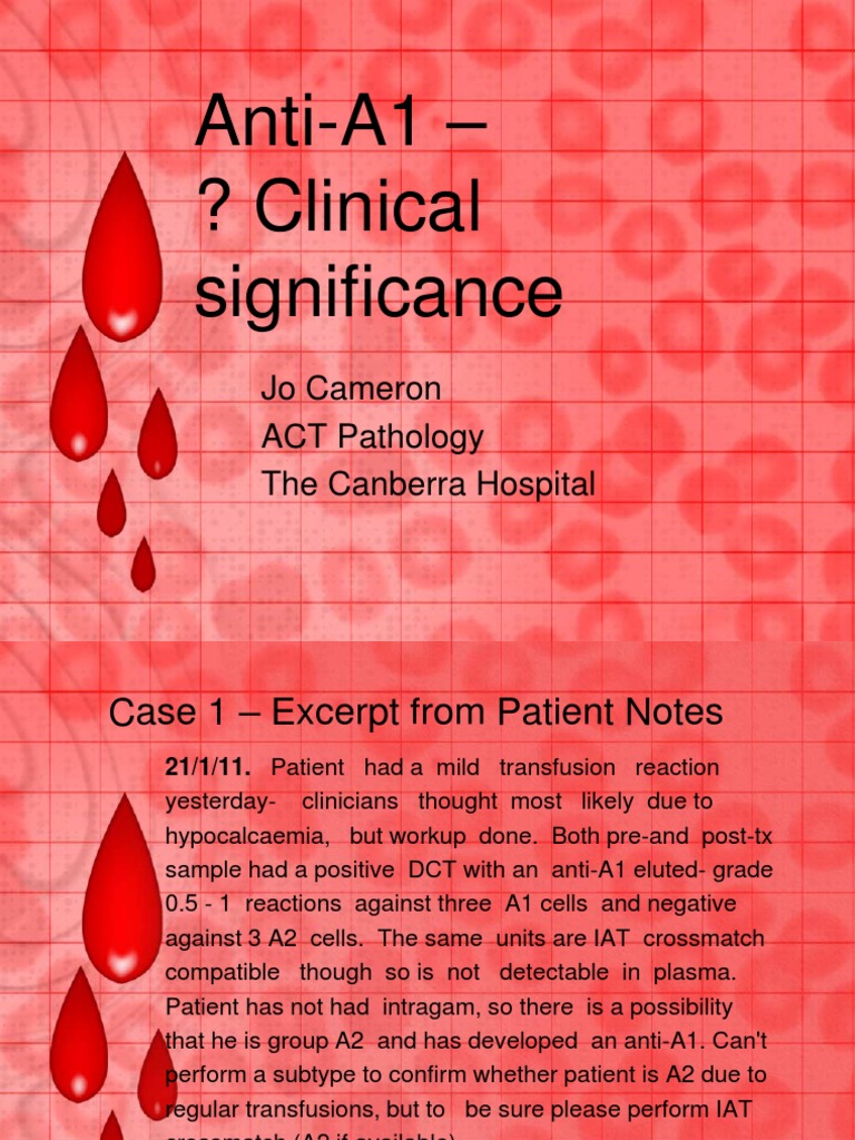 Blood Transfusion Case Studies | PDF | Immunology | Medical Specialties