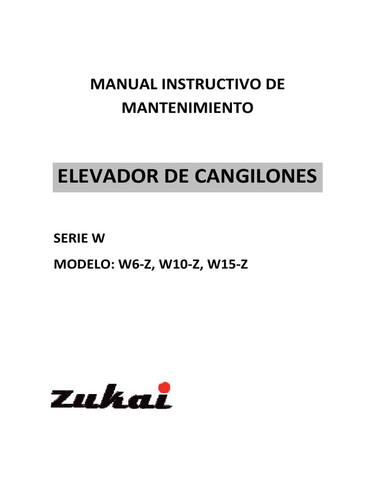 Elevador de Cangilones | PDF | Tornillo | Ascensor