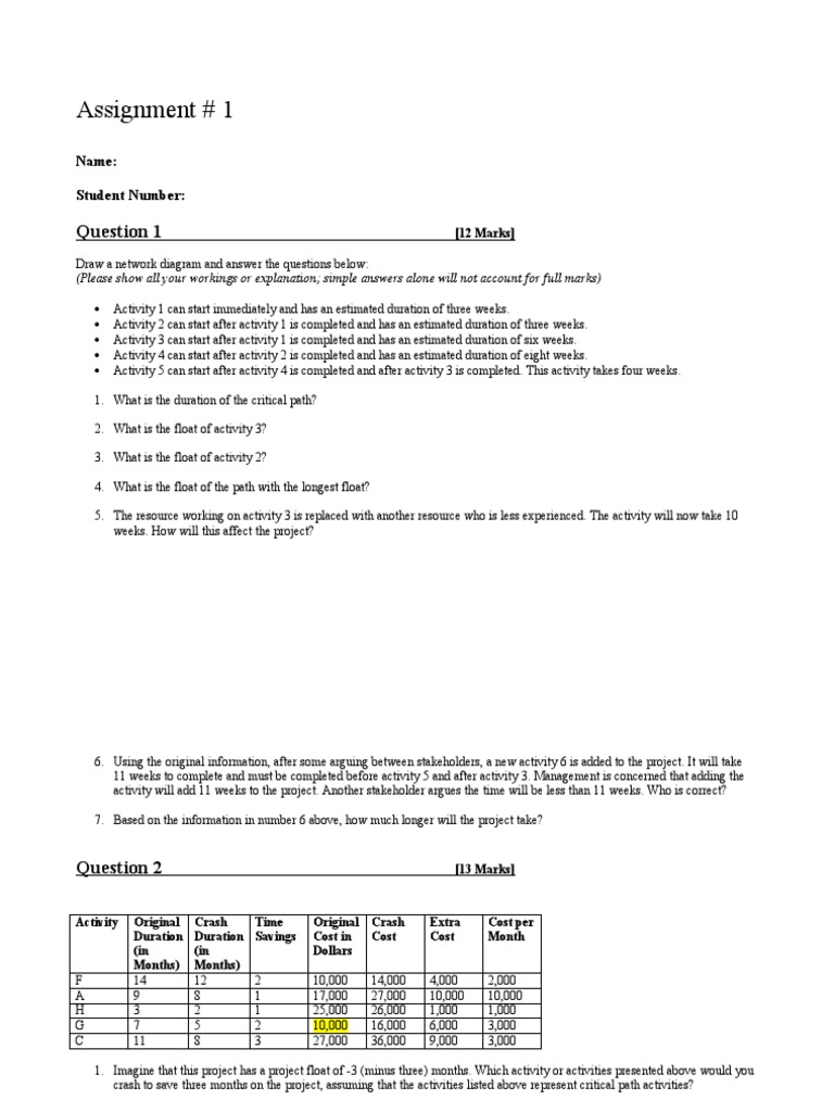 Assignment 1 For Class | PDF | Business