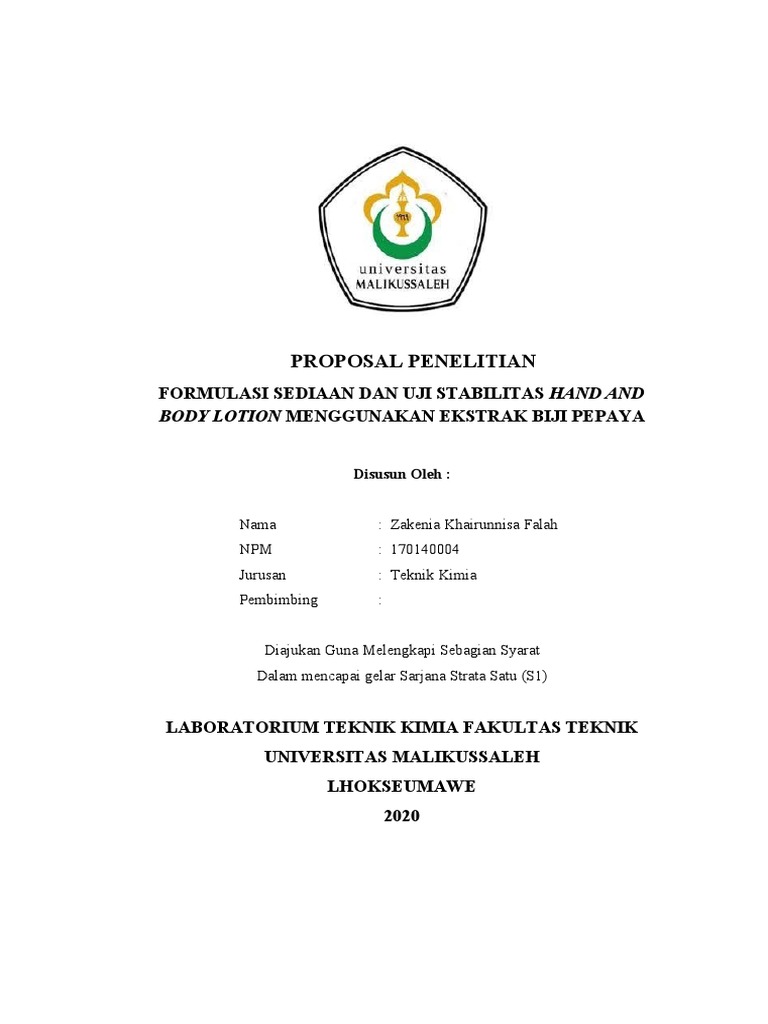 PROPOSAL PENELITIAN - Unfinished Bab2 | PDF