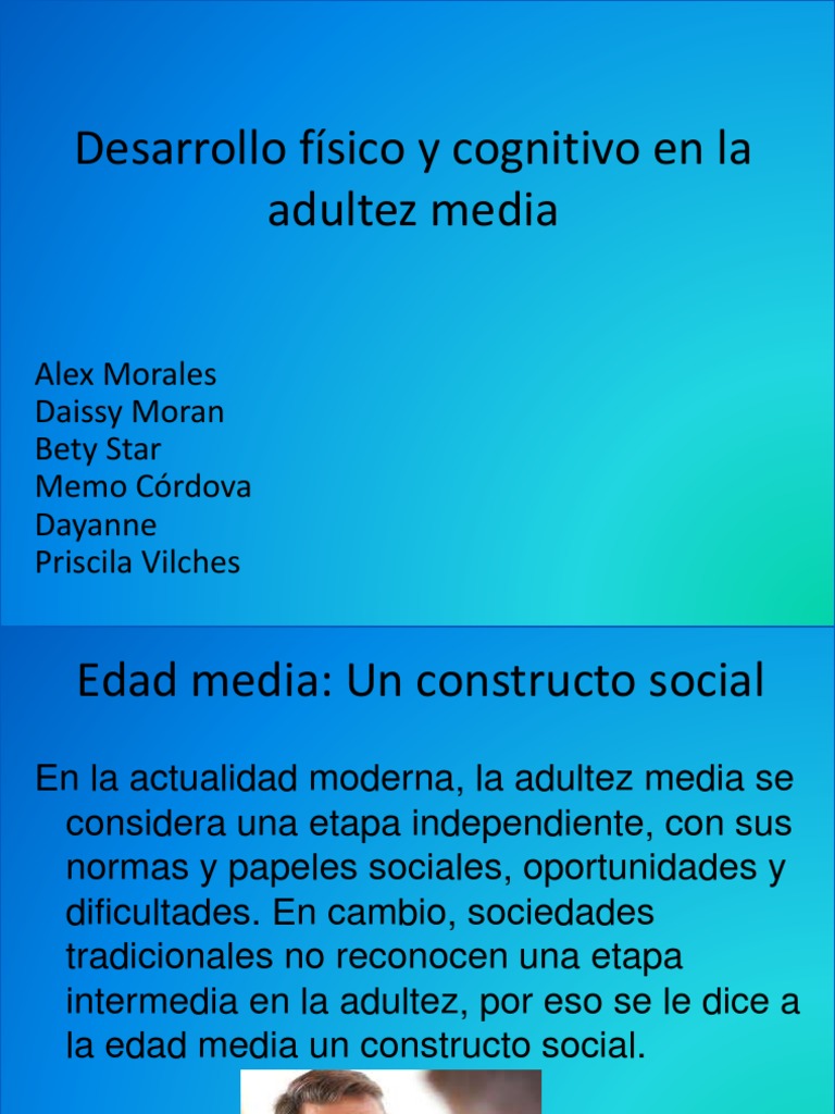 PRACTICA 3 Desarrollo Fisico y Cognitivo de La Adultez Media PDF | PDF | Adultos | Osteoporosis