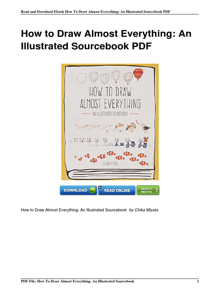 How To Draw Almost Everything: An Illustrated Sourcebook PDF | PDF ...