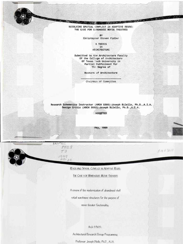 Christopfser Steven Fidler: Tfto Degree of Westers of Architecture ...