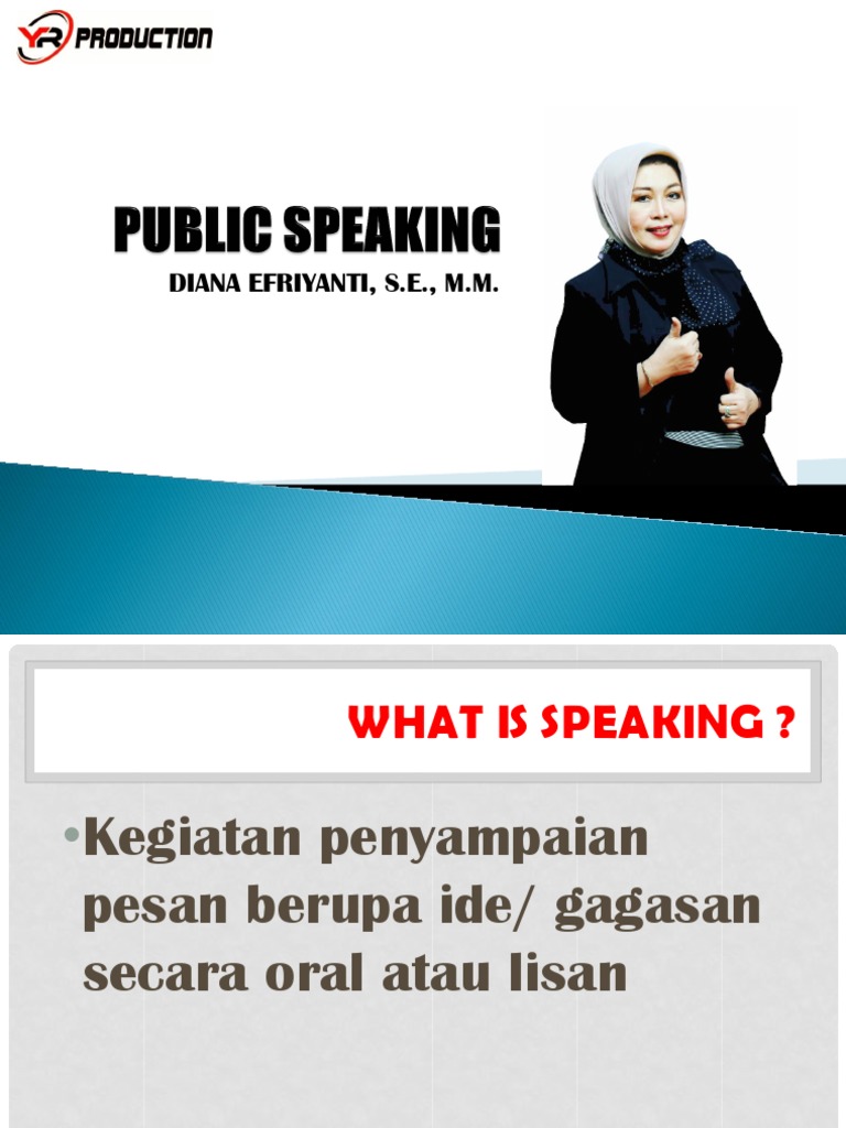 Public Speaking | PDF