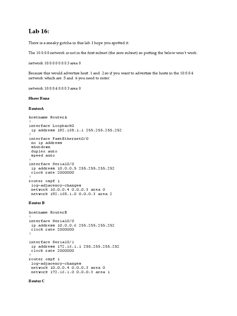 Solution 16 | PDF | Router (Computing) | Routing