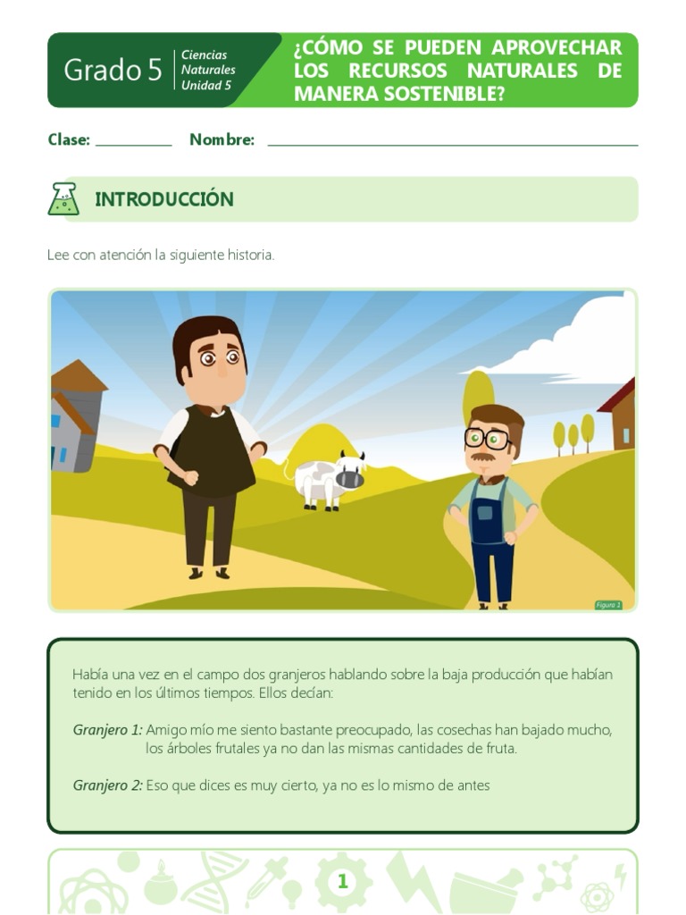 Actividades sobre recursos naturales | PDF | Materia prima ...