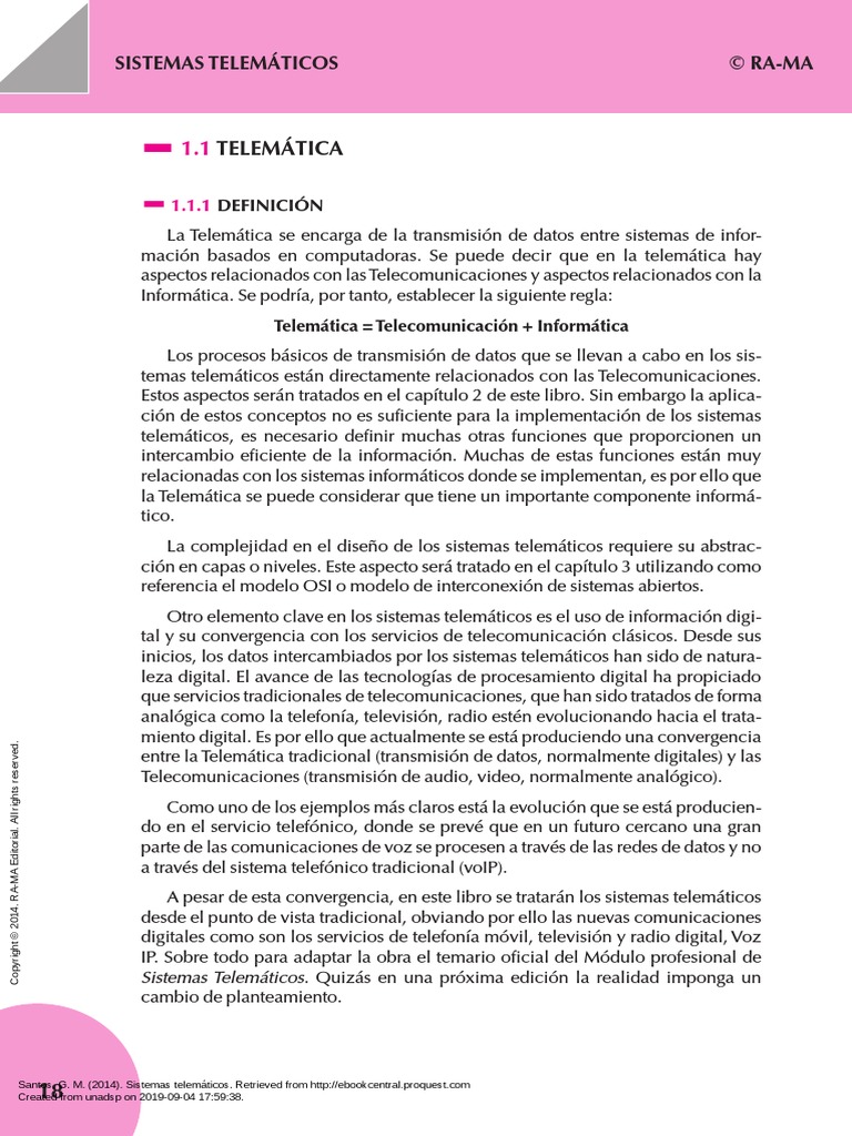 Sistemas Telemáticos - (SISTEMAS TELEMÁTICOS) PDF | PDF | Modelo osi ...
