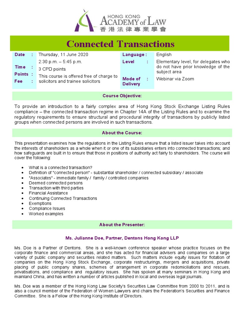 Connected Transactions: Date: Time: Points: Fee: Language: Level | PDF ...