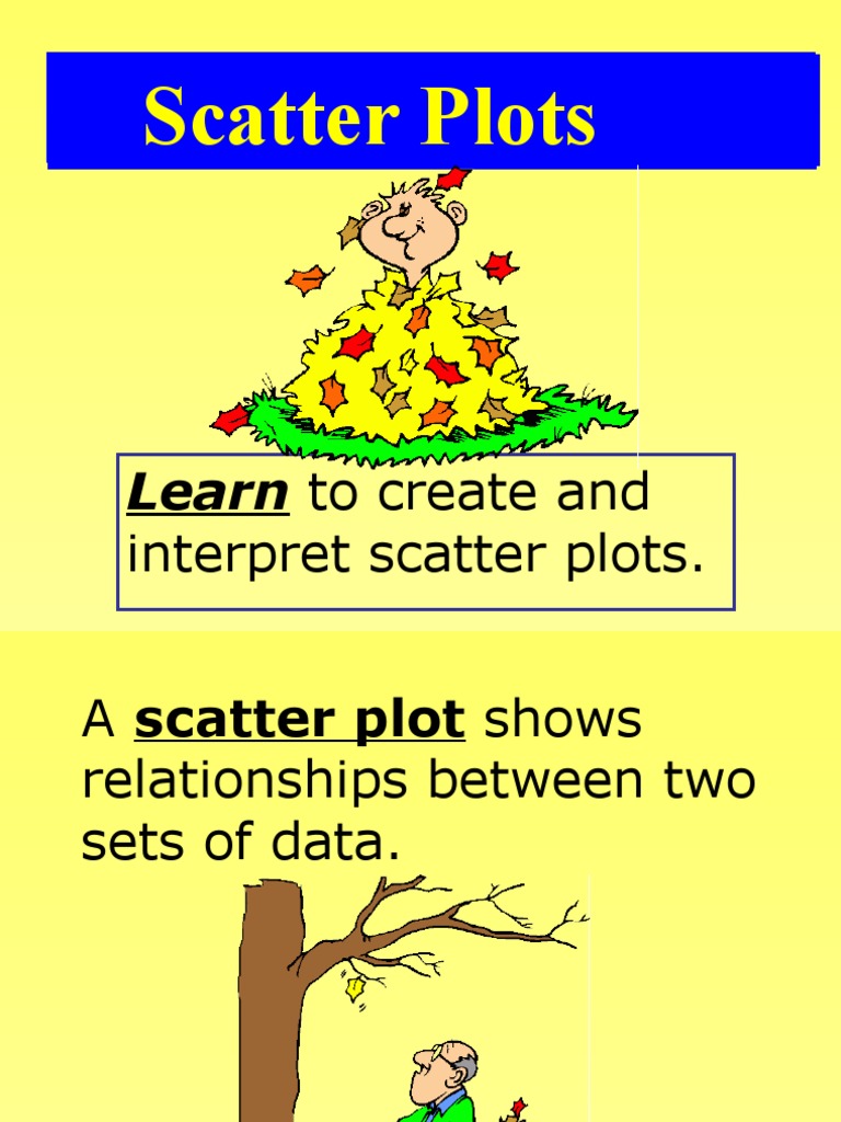 Scatter Plots: Learn To Create and | PDF | Scatter Plot | Correlation ...