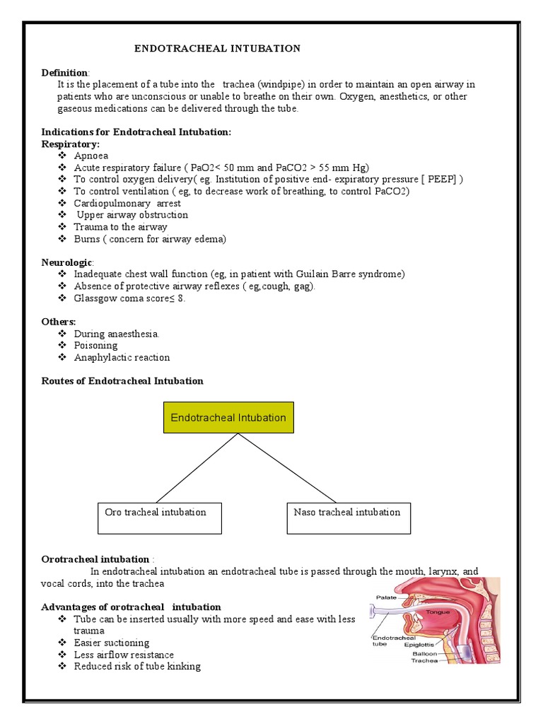 ENDOTRACHEAL INTUBATIOn Sandeep | PDF | Medical Specialties | Clinical ...