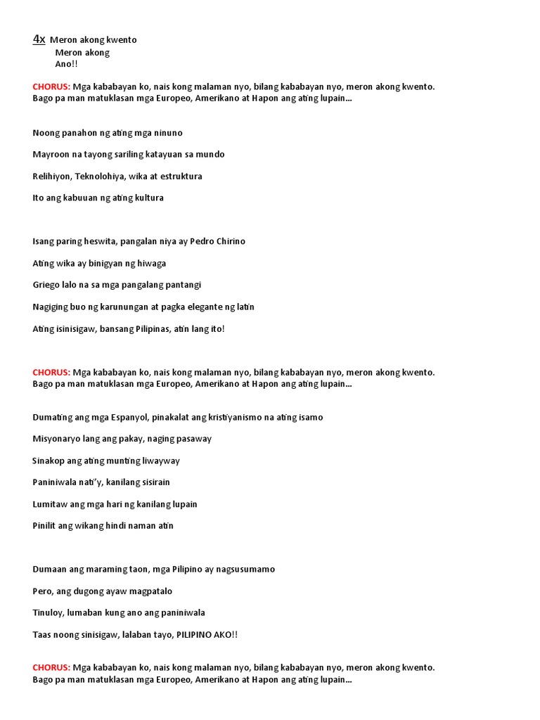 Filipino Kastila | PDF