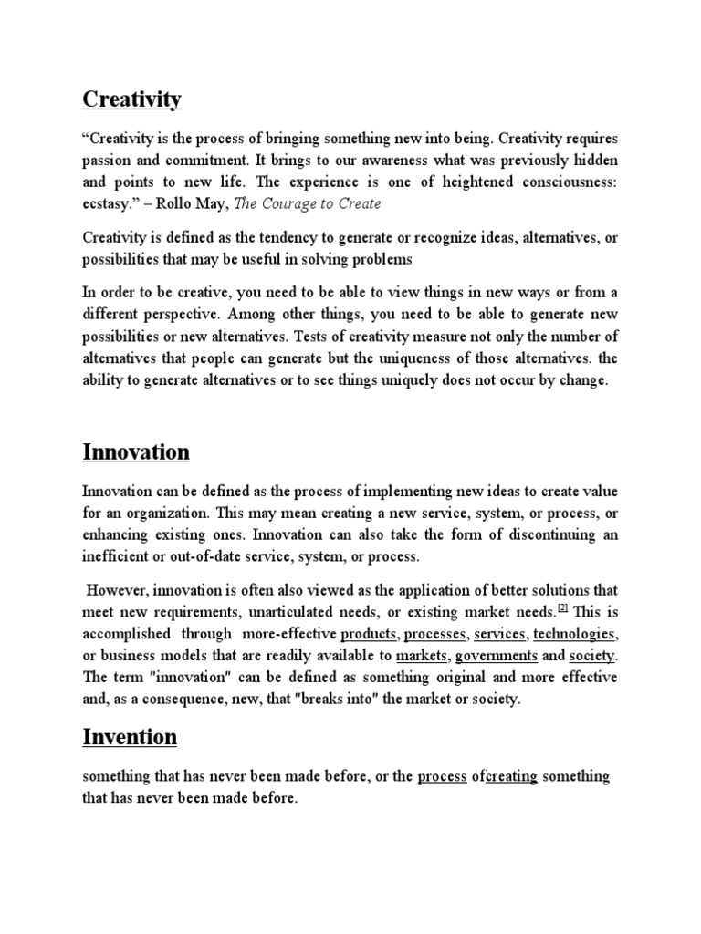 Innovation and New Product Development | PDF | Design | Innovation