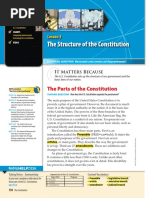 Chapter 3 Lesson 1 PPT Constitution Structure and Principles | PDF | U ...