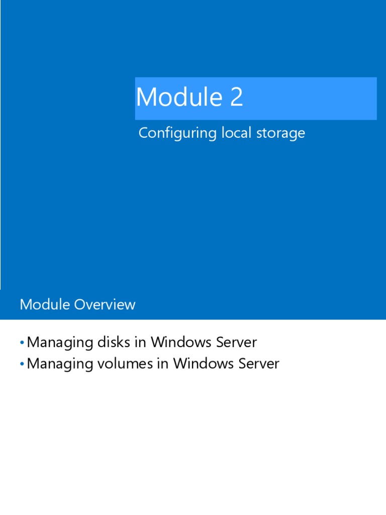 Configuring Local Storage | PDF | Hard Disk Drive | File System