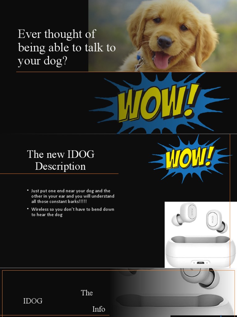 Understand Your Dog Like Never Before with the IDOG - A Device that ...
