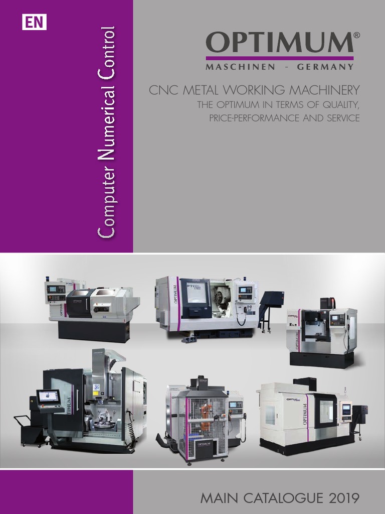 CNC Metal Working Machinery: Main Catalogue 2019 | PDF | Numerical ...