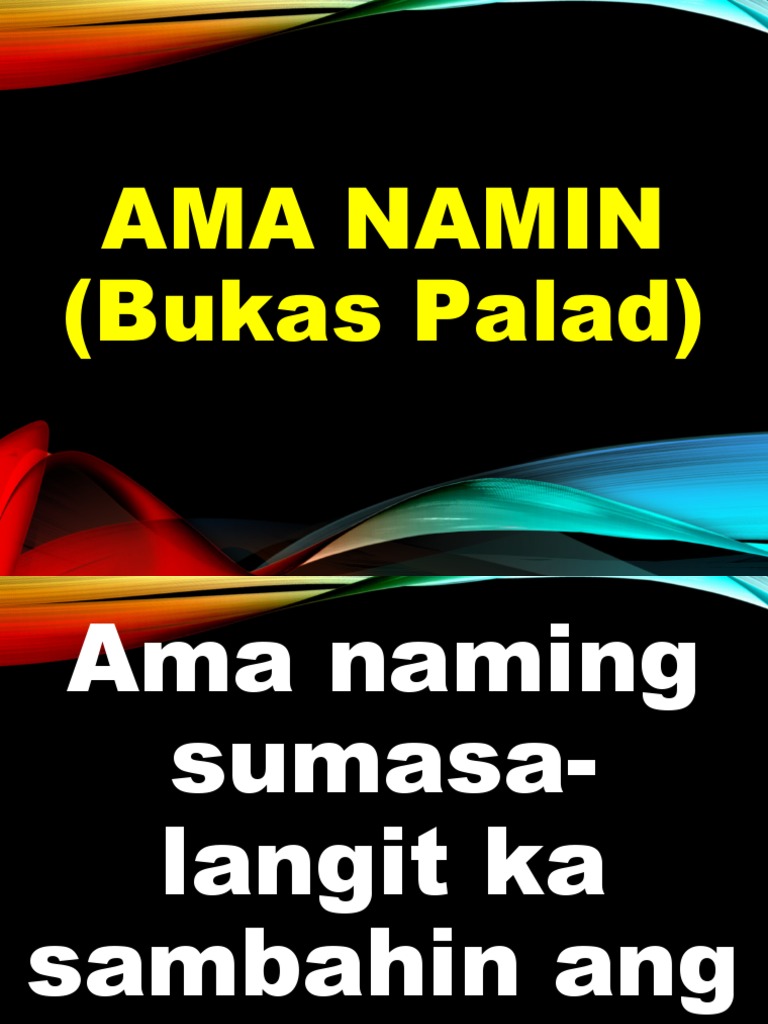 Ama Namin (Bukas Palad) | PDF