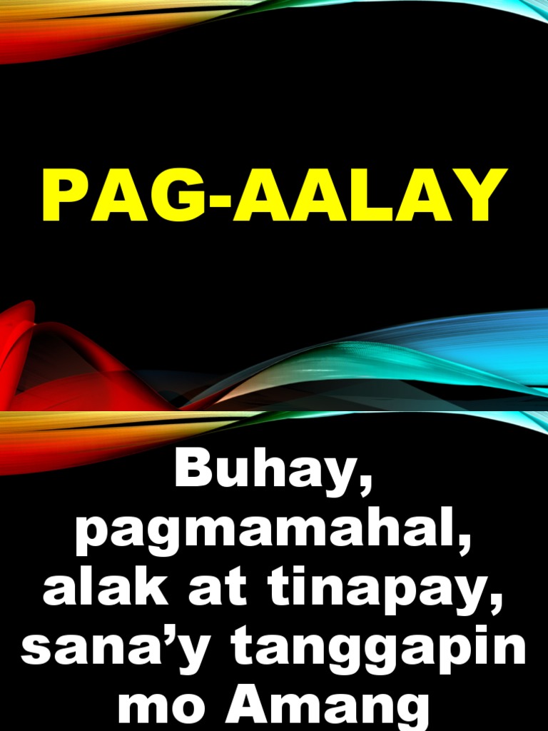 Pag Aalay | PDF