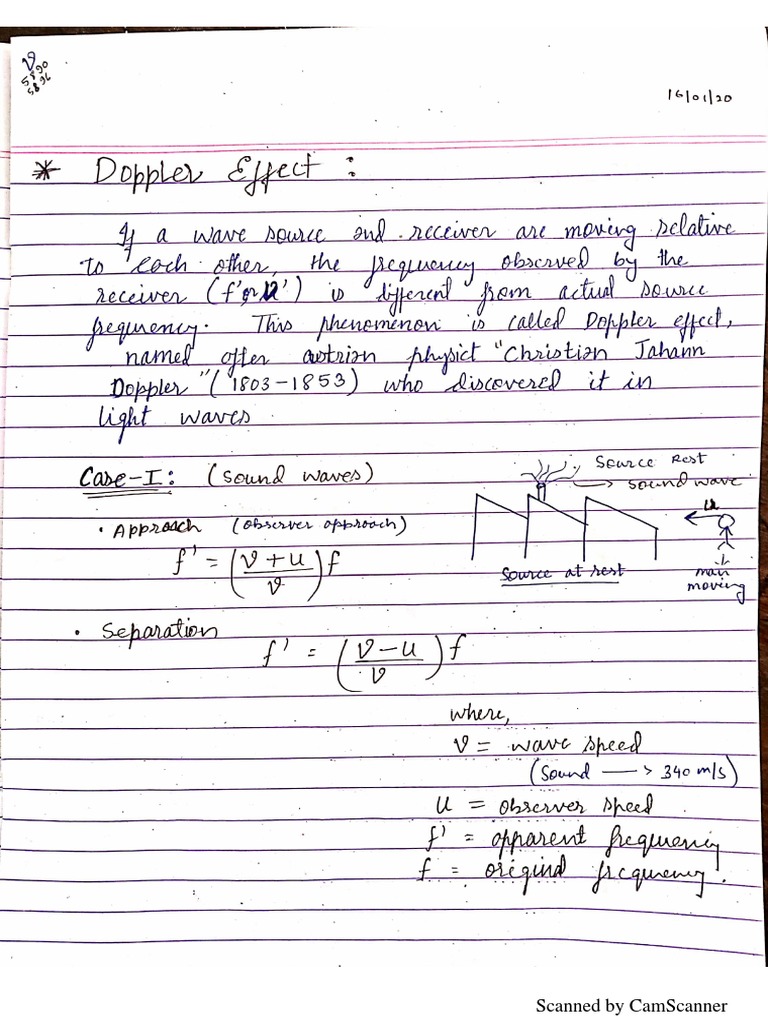 Doppler Effect | PDF
