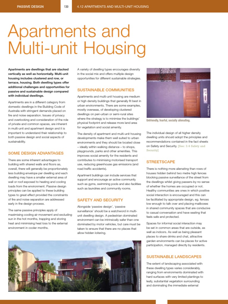 Appartments and Multi Housing Units | PDF | Building Insulation | Building