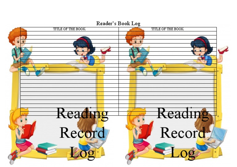 Reading Record Log Reading Record Log: Reader's Book Log | PDF