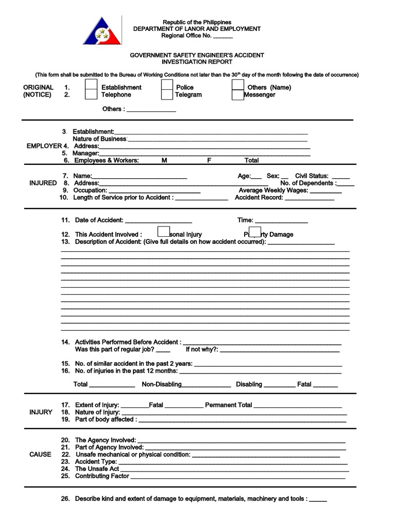 Work-ALERT Form IP-6a - 1 | PDF | Employment | Occupational Safety And ...