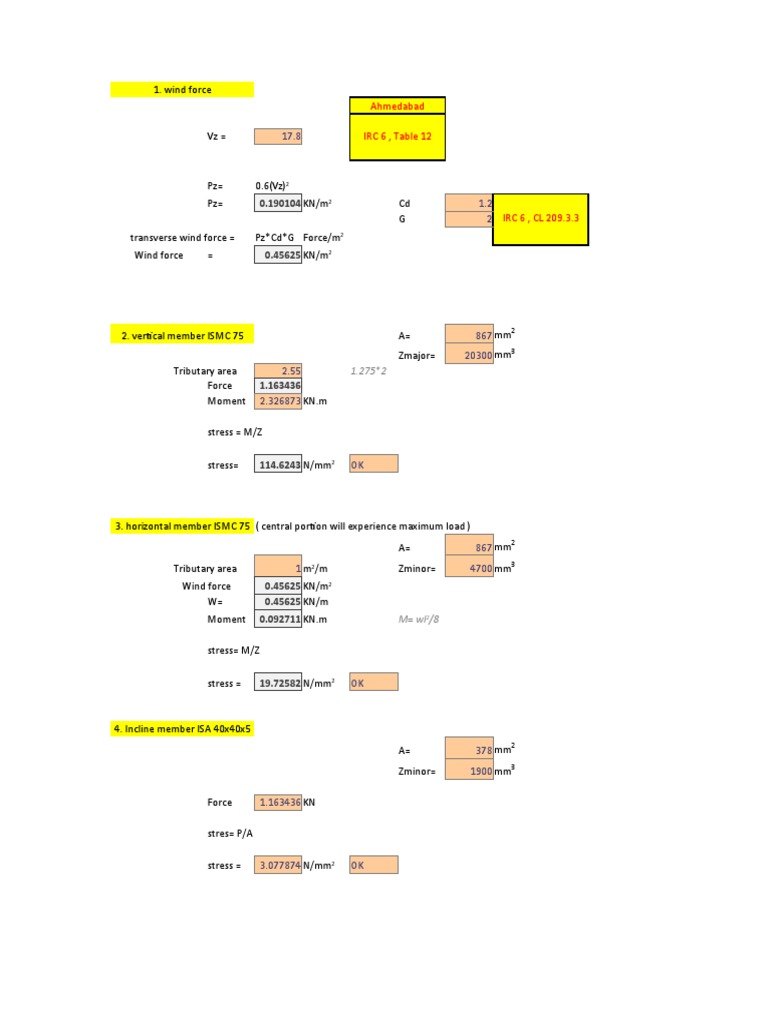 Barricade Example Irc 6 | PDF | Classical Mechanics | Mechanical Engineering