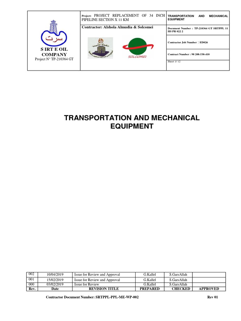 Transportation and Mechanical Equipment | PDF | Vehicles | Road