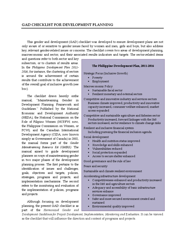 Gad Materials | PDF | Gender | Gender Studies