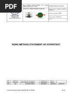 I-Beam Welding Method Statement | PDF | Welding | Construction
