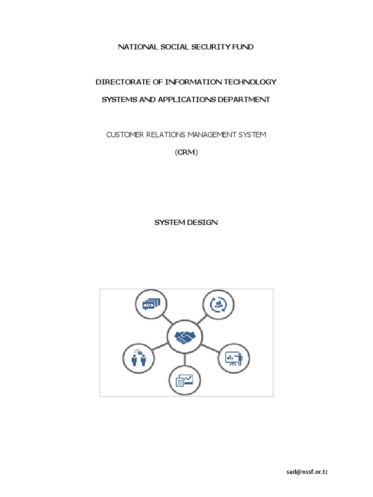 System Design PDF | PDF | Customer Relationship Management | Database ...