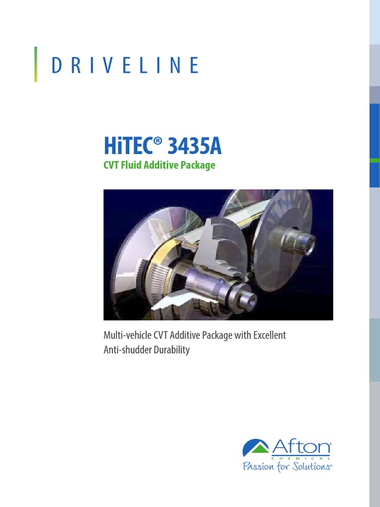 HiTEC-3435A PDS | PDF | Mechanical Engineering | Manufactured Goods