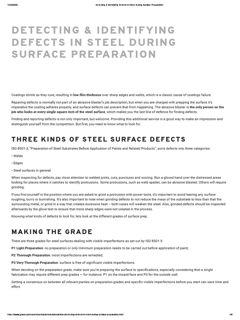 ISO 8501-3 Prep PDF | PDF | Welding | Construction